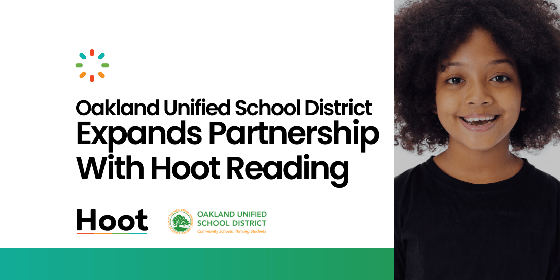 OUSD Expands Partnership With Hoot Reading for High-Dosage Tutoring Program